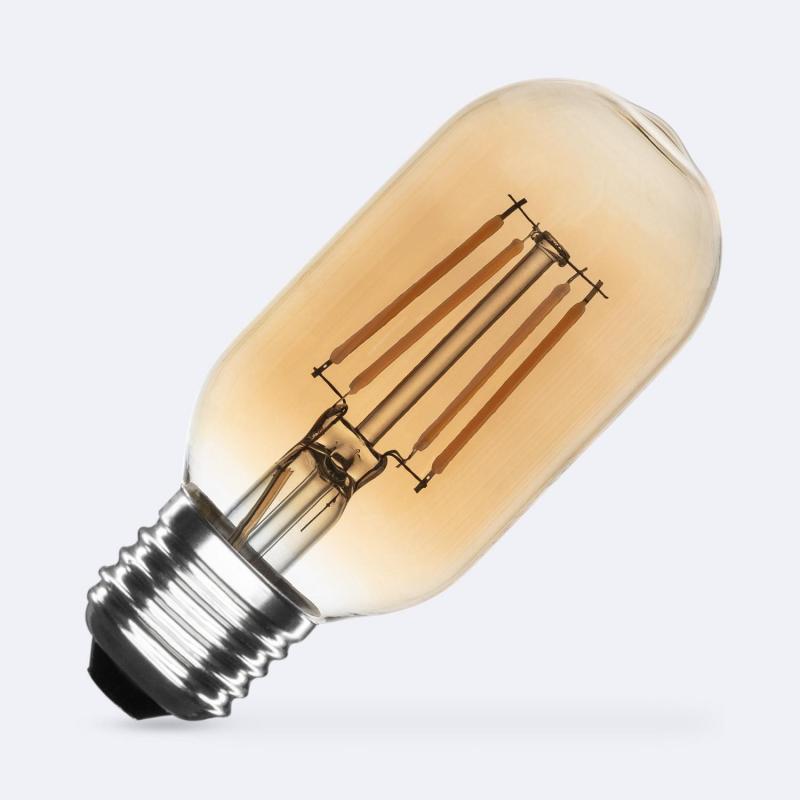 Ampoule LED Filament E27 4W 470 lm Dimmable T45 Gold - Ledkia