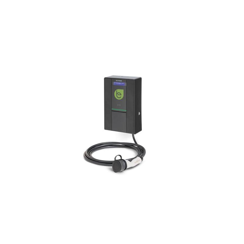 Chargeur de voiture électrique monophasé SCAME 7,4 kW avec câble de connexion et de charge de 4 ...