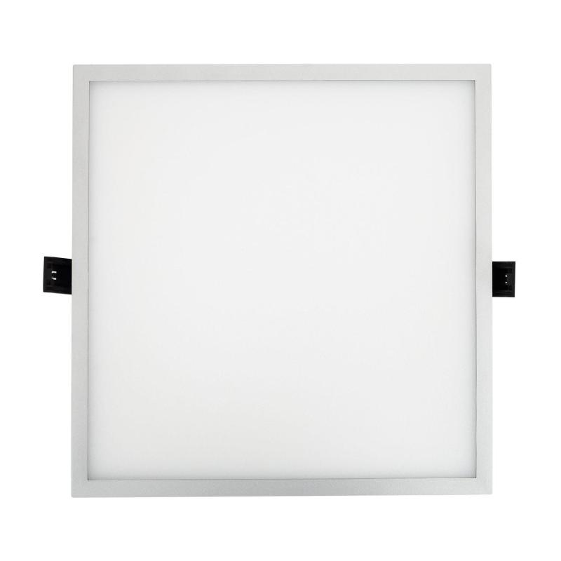 Square 30W LED Downlight Ø200mm Cut Out High Lumen LIFUD in Silver - Ledkia