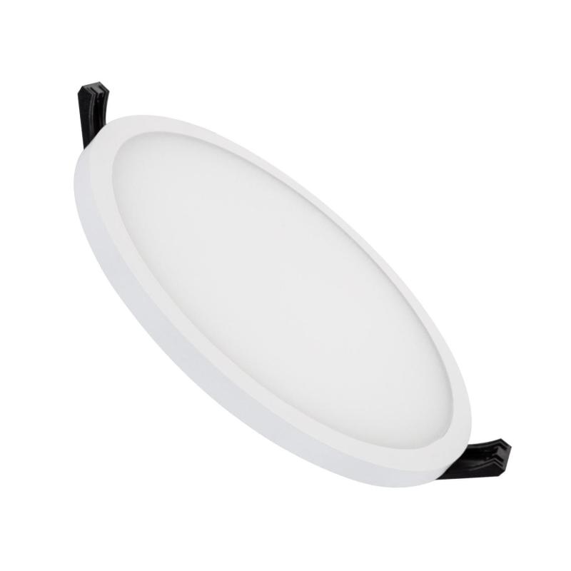 Round High Lumen 16W LIFUD LED Surface Panel Ø 135mm Cut-Out - Ledkia