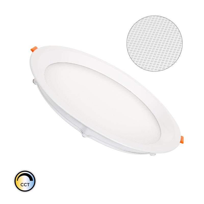 Round 20W LED Downlight Ø205mm Cut Out CCT Microprismatic LIFUD - Ledkia