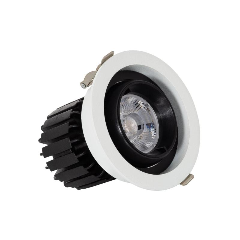 Round Adjustable 360º 12W LED Downlight Ø100mm Cut Out Expert Colour COB CRI90 No Flicker - Ledkia