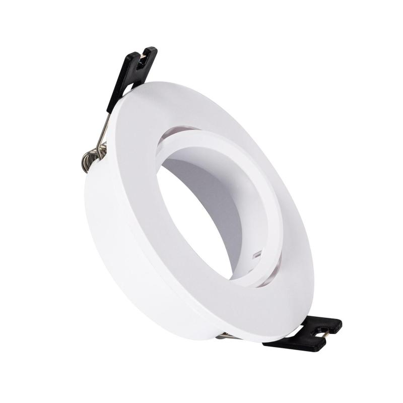 Downlight-Ring Rund Schwenkbar für LED-Glühbirne GU10 / GU5.3 Ø 75 mm ...