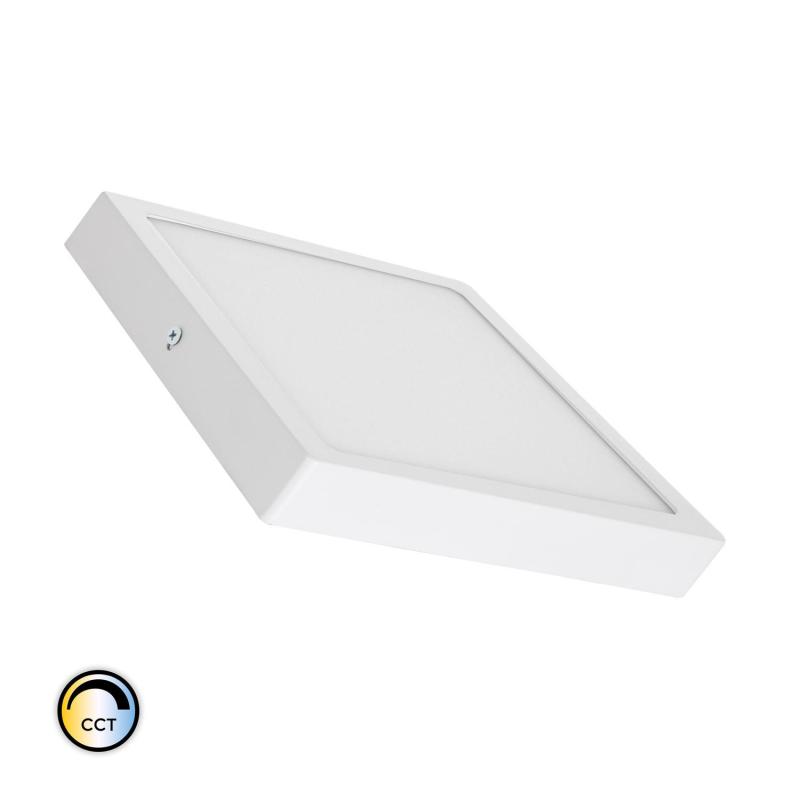 Square 18W LED CCT Selectable Superslim Surface Panel 205x205 mm - Ledkia