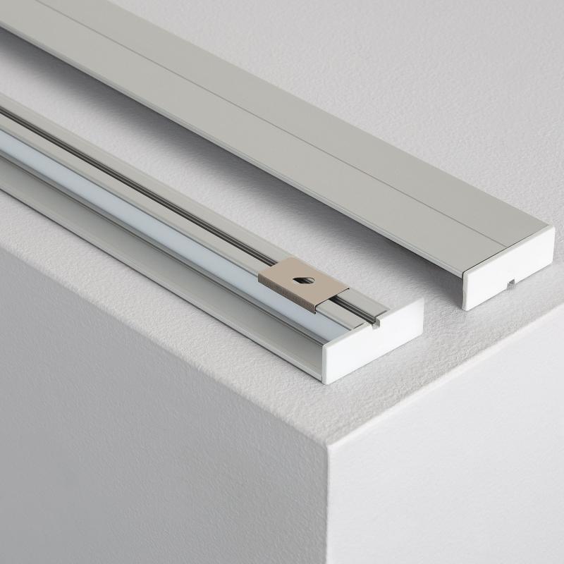Dubbel Aluminium Opbouw Profiel 1m voor LED Strips - Ledkia