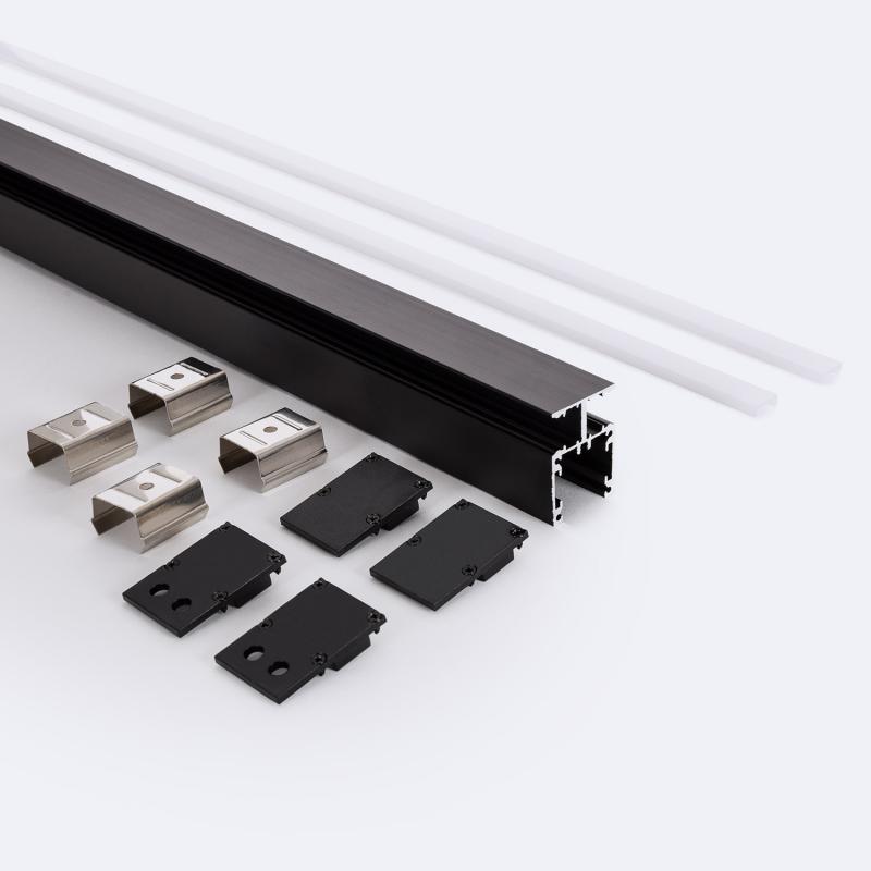 Surface Mounted 2m Double Sided Aluminium Profile for LED Strip up to ...
