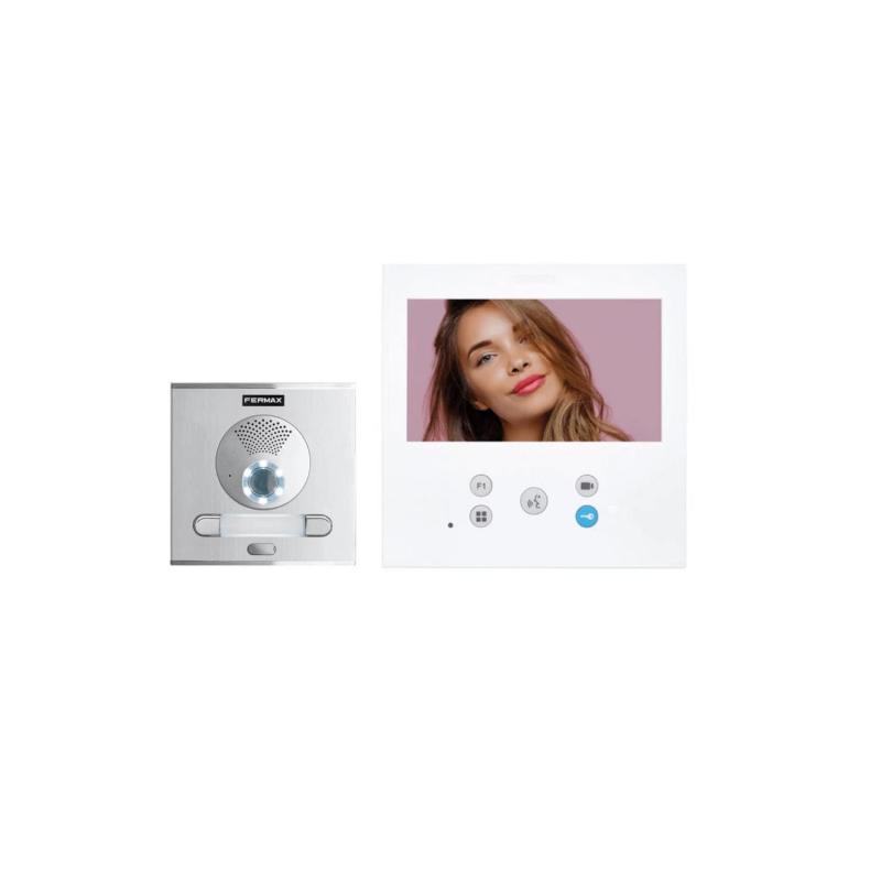 Kit Video Deur intercom FERMAX CITY VEO-XL WIFI DUOX PLUS 2L 9472 - Ledkia
