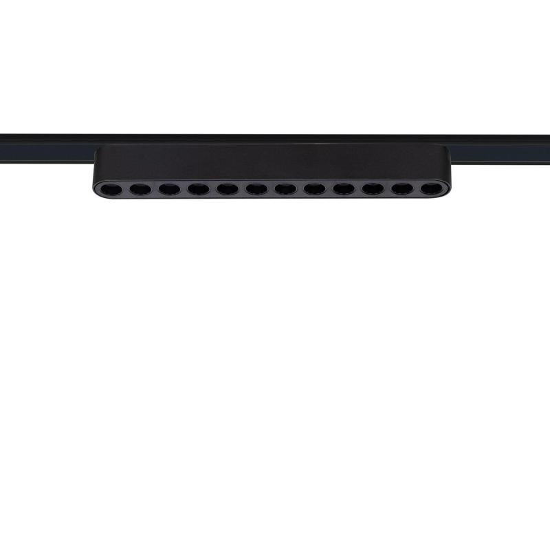 Magnetic Track 25mm SuperSlim LED Spotlight Linear 12W 48V Grid Black ...