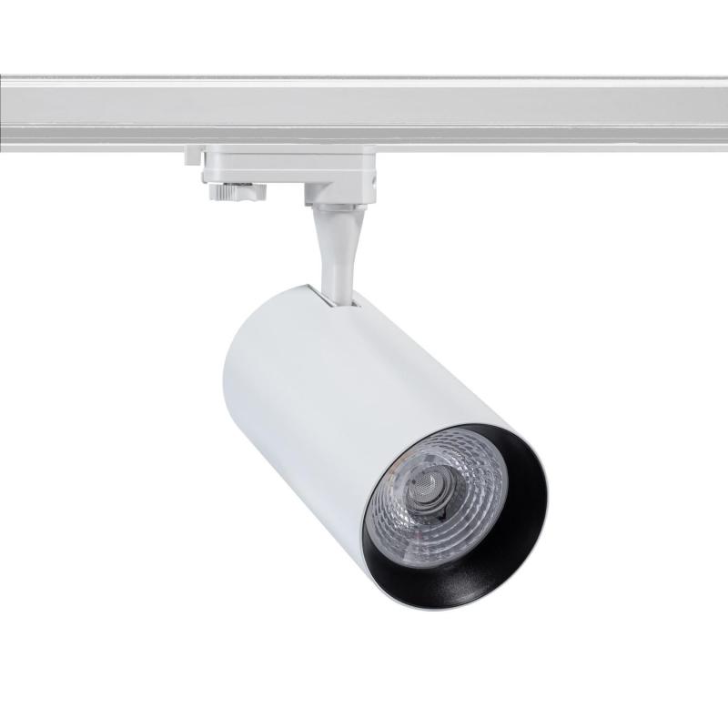 3-Circuit Track LED Spotlight 30W Vulcan White - Ledkia