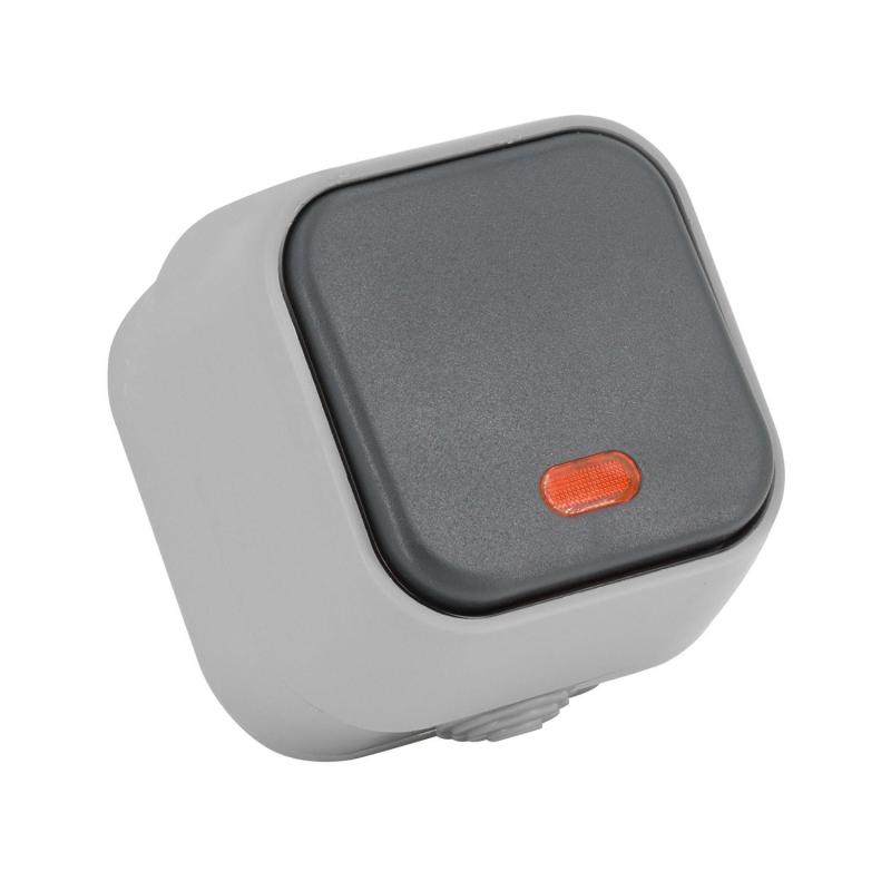 Simple Switch with IP54 Luminous Indicator - Ledkia