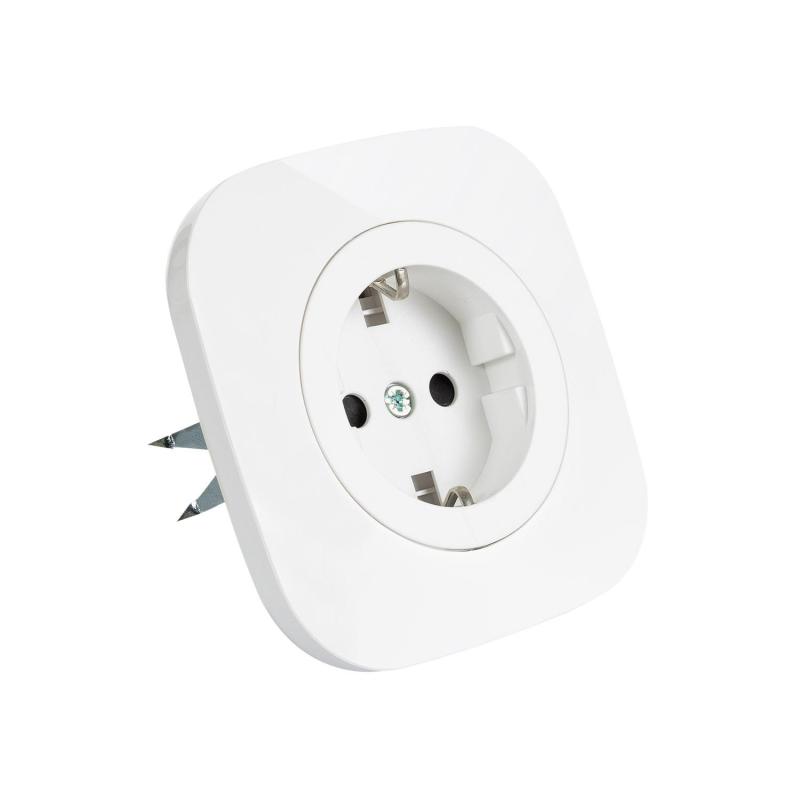 Steckdose Typ F Schuko Klassik Rund - Ledkia