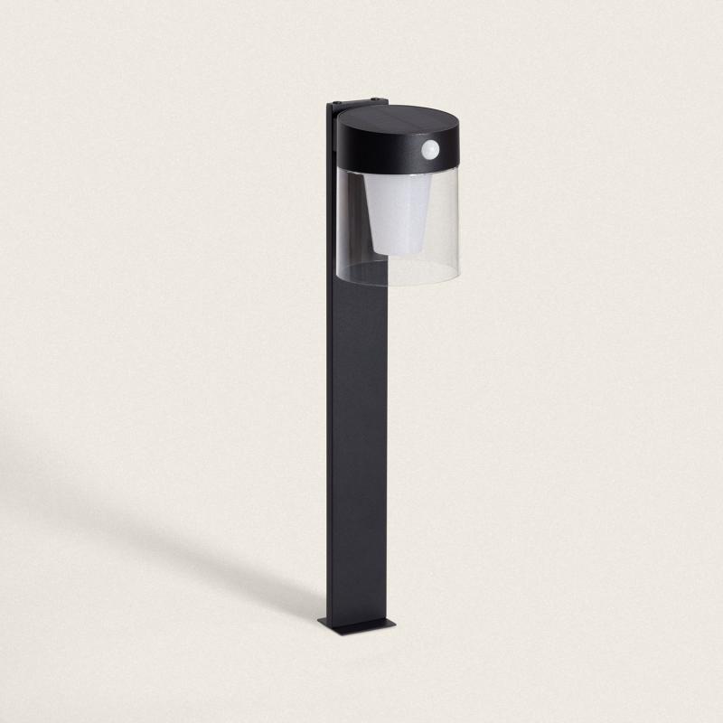 Efren 1.5W Aluminium Outdoor Solar LED Bollard with Motion Sensor 46cm ...