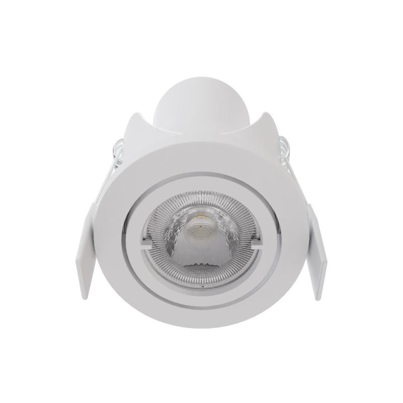 Round Adjustable 6.5W LED Downlight Ø68mm Cut Out - Ledkia