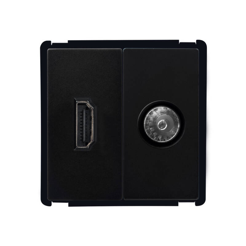 HDMI + TV Jack Module Modern - Ledkia