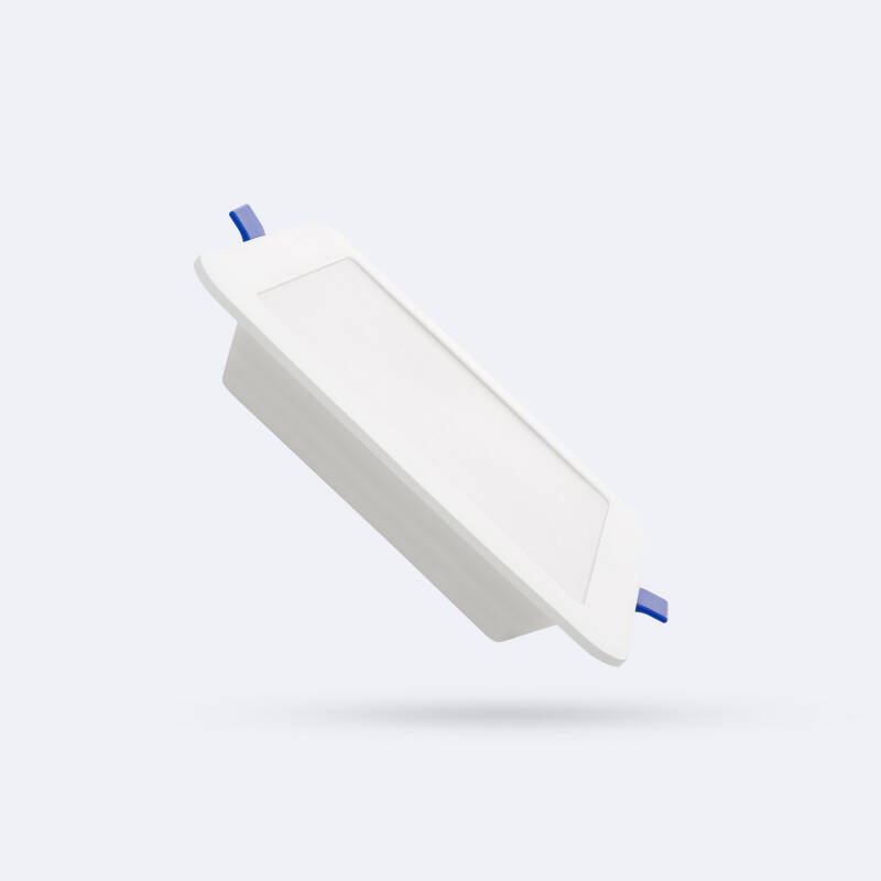 Square 6W LED Downlight 110x110mm Cut Out SOLID - Ledkia