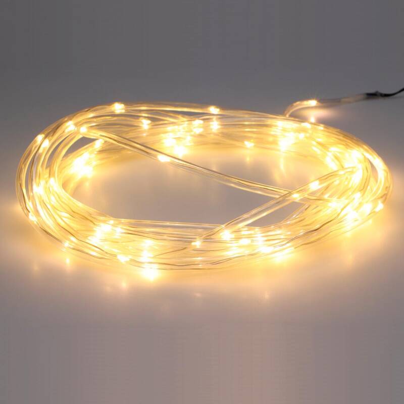LED Ronde Slang Slim 220V AC AC 14 LED/m Warm Wit IP44 7,5m - Ledkia