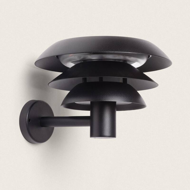 Biel 1.5W Aluminium Outdoor Solar LED Wall Lamp - Ledkia