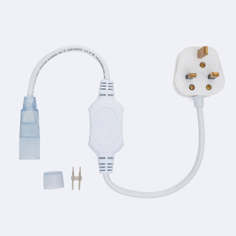 Rectifier Power Cable for 220V Dimmable Round SFLEX17 Neon LED Strip ...