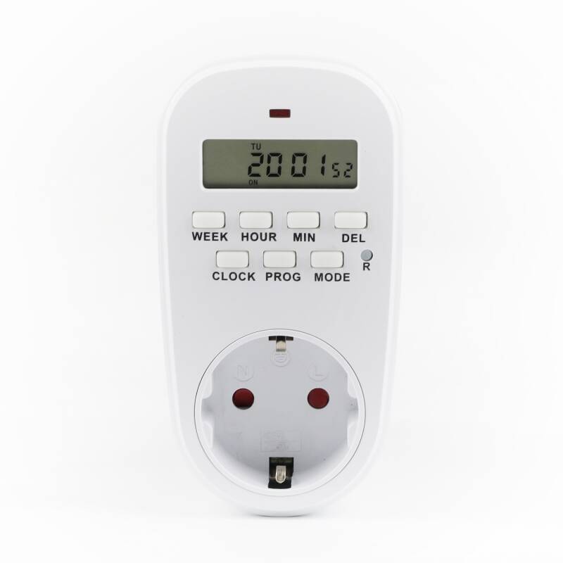 Programmeerbare Digitale Timer met Schuko F-type stekker - Ledkia