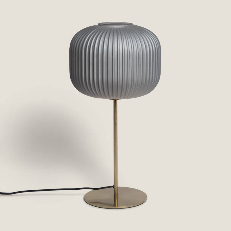 Frome Metal & Glass Table Lamp - Ledkia