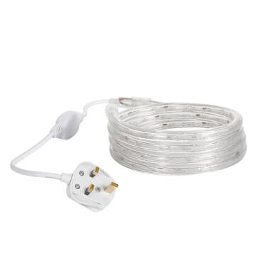 220V AC Warm White LED Rope Light 36LED/m Cut at Every 100cm IP65 - Ledkia