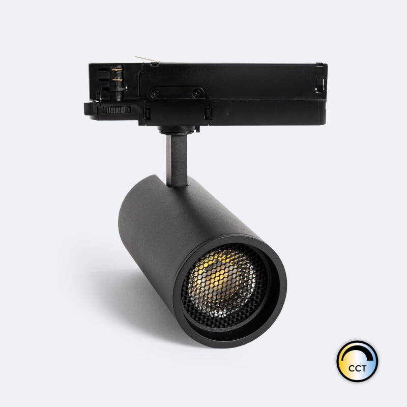 Spot LED Fasano Anti-éblouissement 30W CCT Sélectionnable pour Rail ...