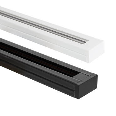 Eenfasige PC Rail voor LED Spotlights 1 Meter - Ledkia