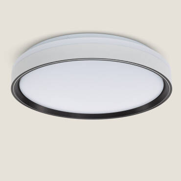 24W Nysted Round Metal LED Ceiling Light Ø400mm - Ledkia