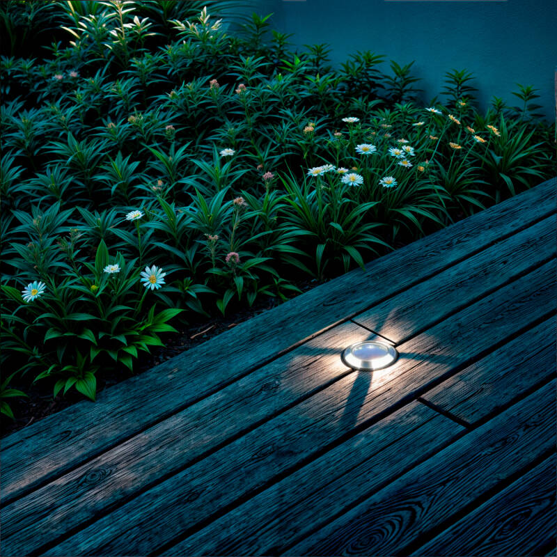 24V DC Loto 4L Outdoor Recessed Ground Spotlight in Grey - Ledkia