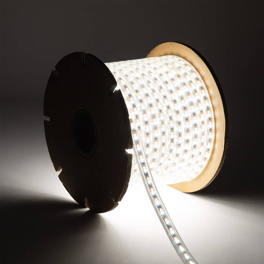 Rol LED Strip LED CCT 220V AC 120 LED/m Breedte 14mm 50 Meter IP65 te ...