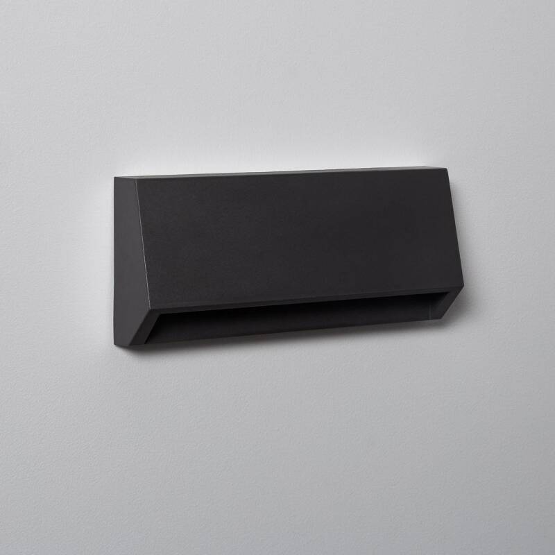 3W Valeta Rectangular Surface Outdoor LED Wall Light in Anthracite - Ledkia