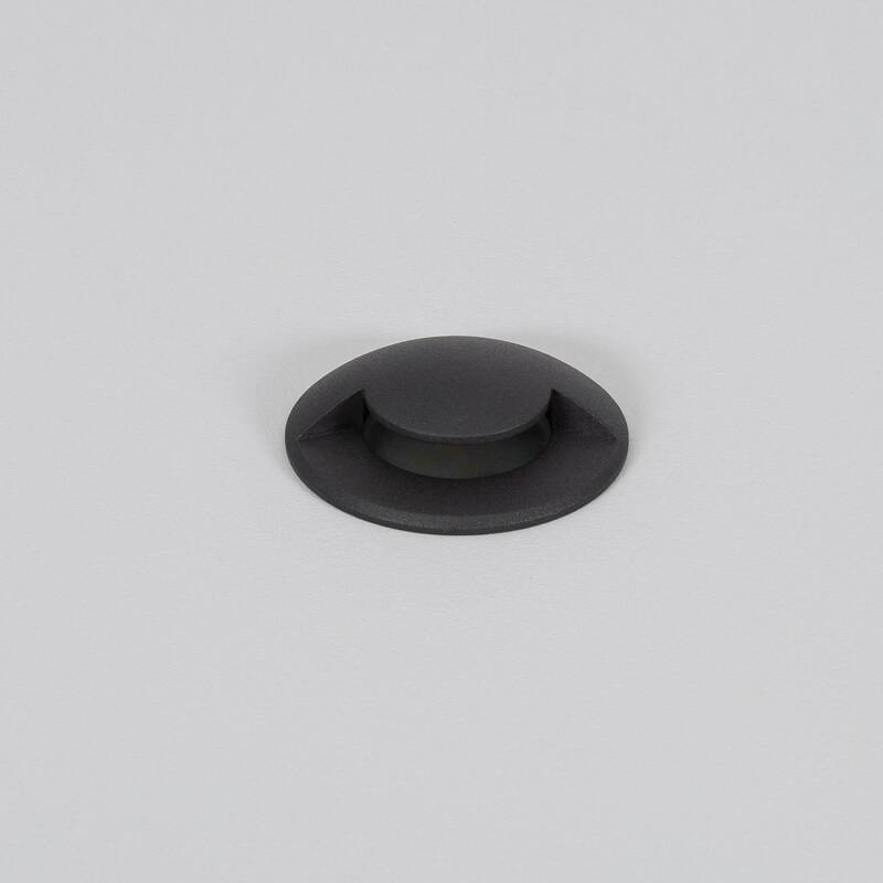24V DC Loto 1L Outdoor Recessed Ground Spotlight in Black - Ledkia
