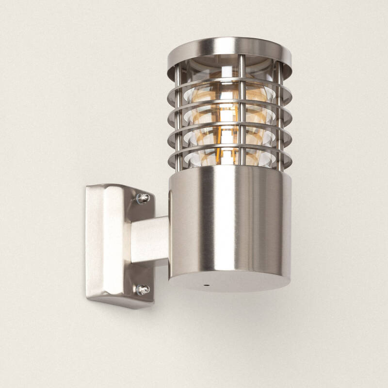 Cloony Stainless Steel Outdoor Wall Lamp - Ledkia
