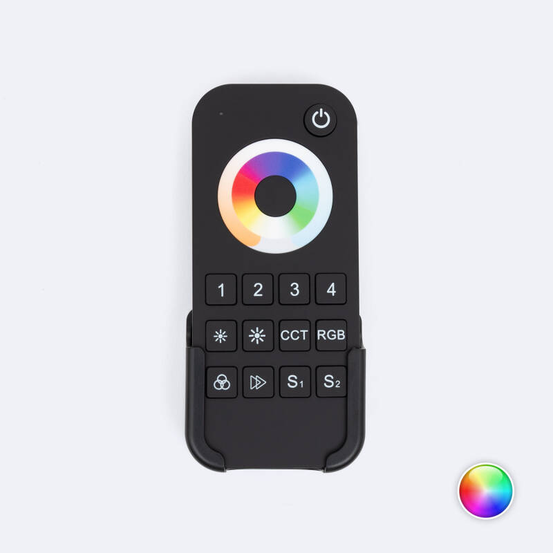 Afstandsbediening RF voor Dimmers LED RGB / RGBW 4 Zones - Ledkia