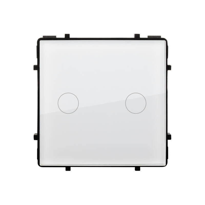 2-Gang 2-Way Touch Switch Modern - Ledkia