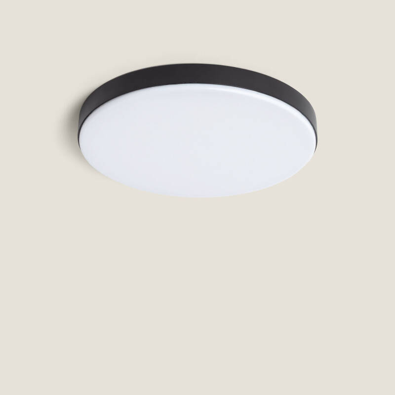 24W Round Dimmable Outdoor LED Surface Panel Ø220 mm - Ledkia