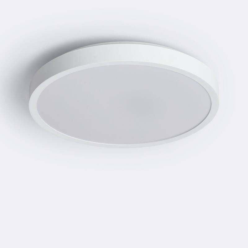 Round Outdoor 18W LED Ceiling Light with Radar Motion Sensor with ...