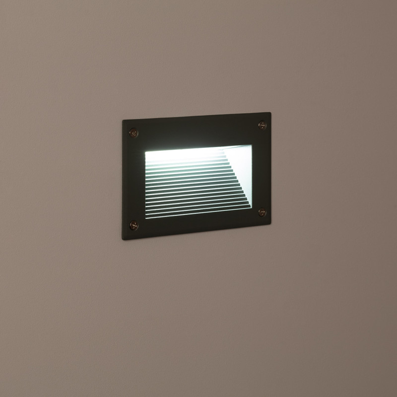 3W Mystic IP65 LED Step Light with a Grey Finish - Ledkia