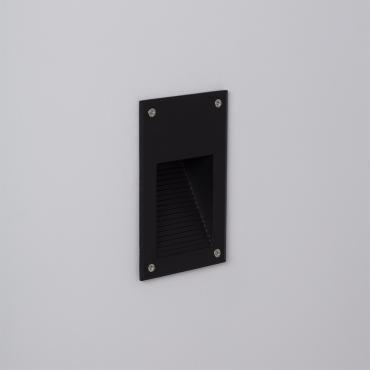 3W Cooper Recessed Wall LED Spotlight in Black - Ledkia