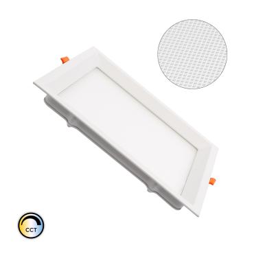 Square 20W LED Downlight 200x200mm Cut Out CCT Microprismatic LIFUD ...