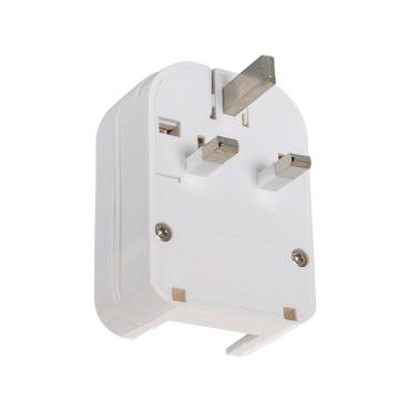 Plug Adapter F Type Wide Head Low Cord to G Type Plug (UK) - Ledkia