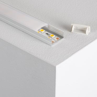 Surface profiles for LED strips - Ledkia