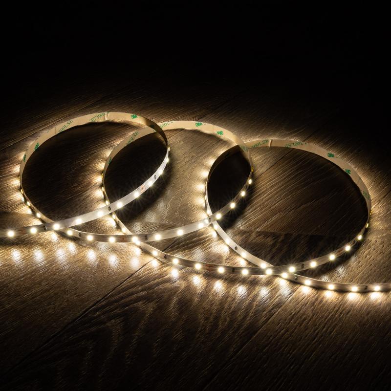 5m 24V DC LED Strip SMD2835 60LED/m 8mm Wide Cut at Every 10cm IP20 ...