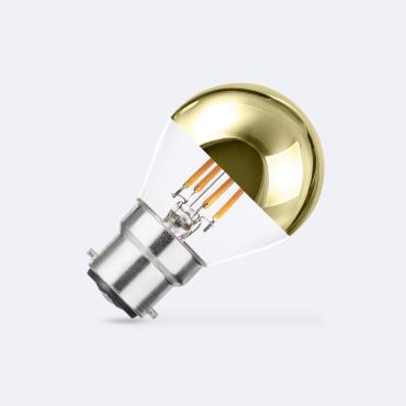 B22 LED Bulb 4W G45 400 lm Gold Reflect - Ledkia