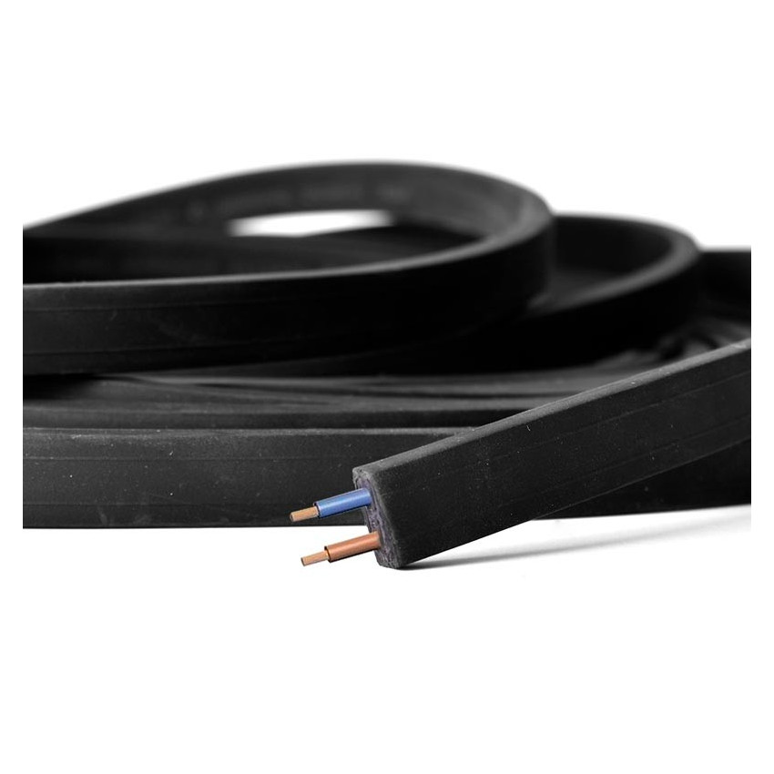 Elektrisch Snoer Plat voor slingers Zwart. - Ledkia